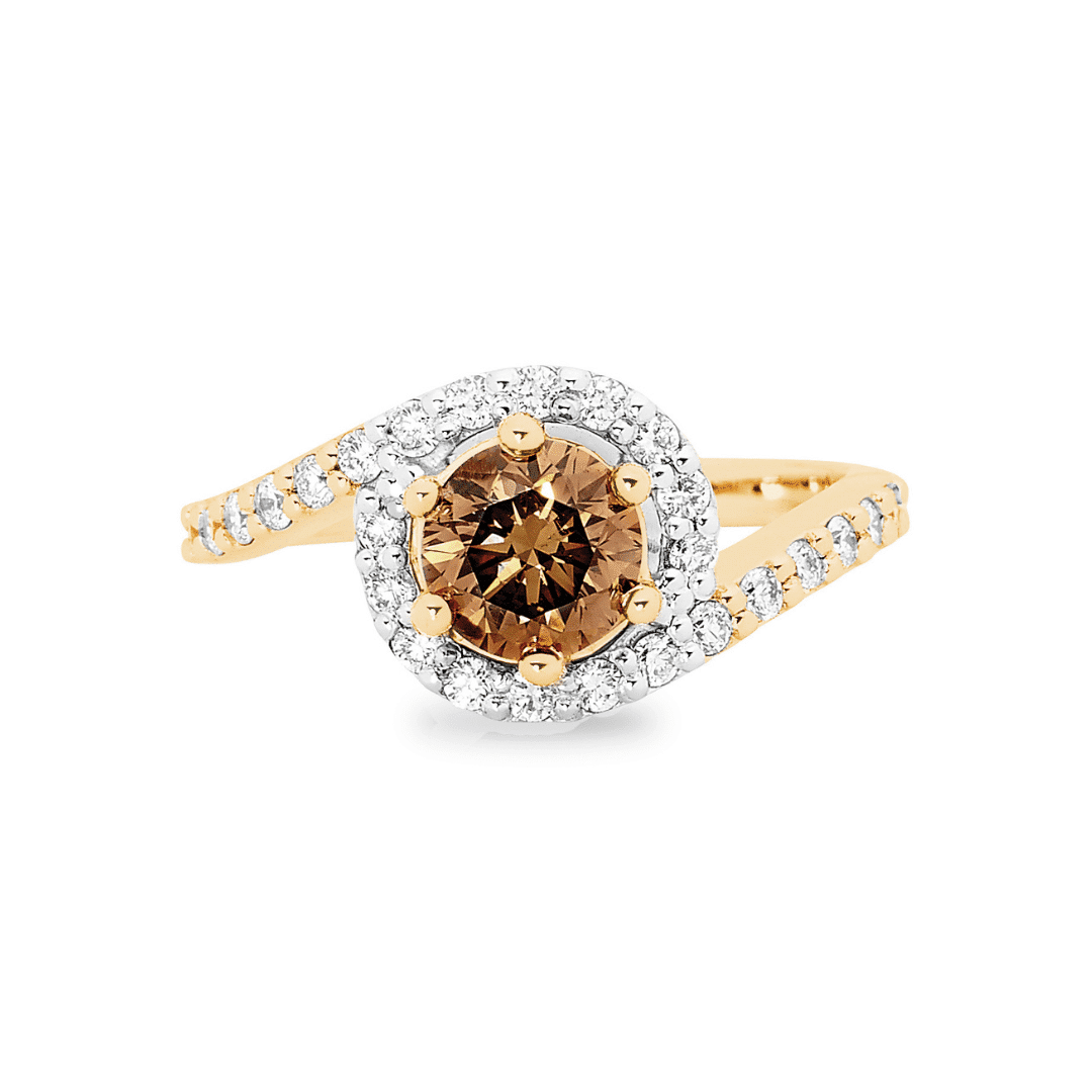 Australian Chocolate Diamond Ring - Argyle Jewellers