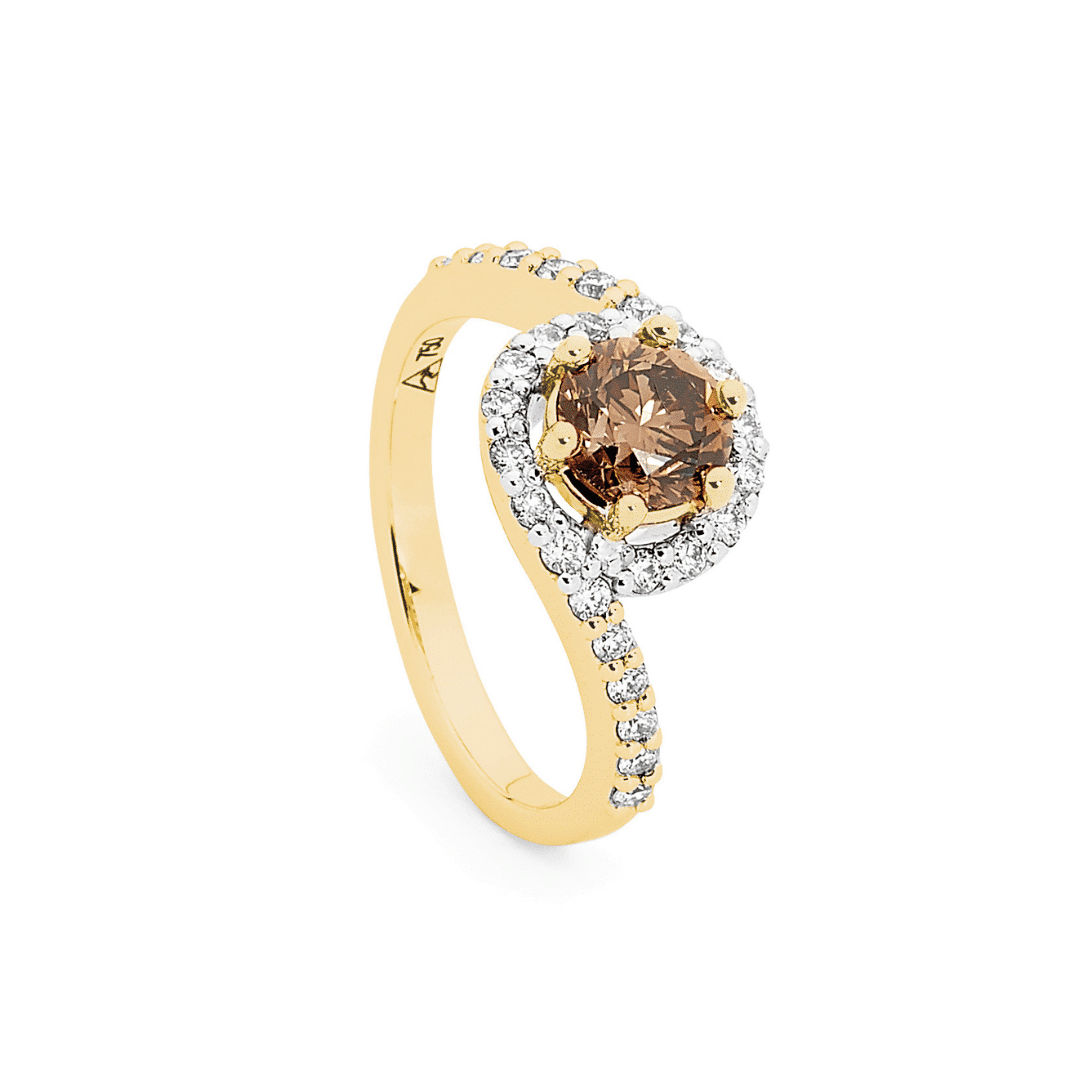 Australian Chocolate Diamond Ring - Argyle Jewellers