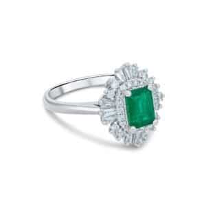 Emerald & Diamond Ring - Argyle Jewellers